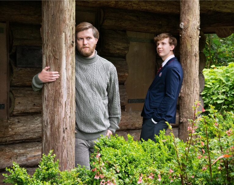 Pictured L to R Adam KuveNiemann and Henry Halkyard. Photo by Lois Tema ...