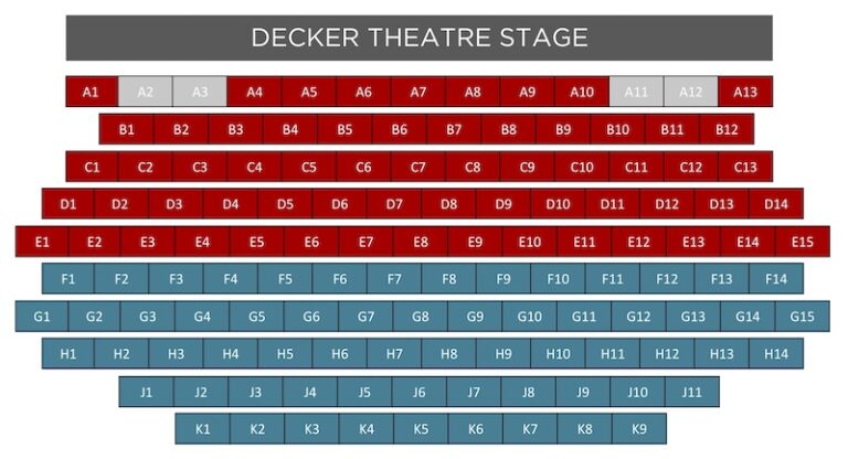 Seat Maps – New Conservatory Theatre Center